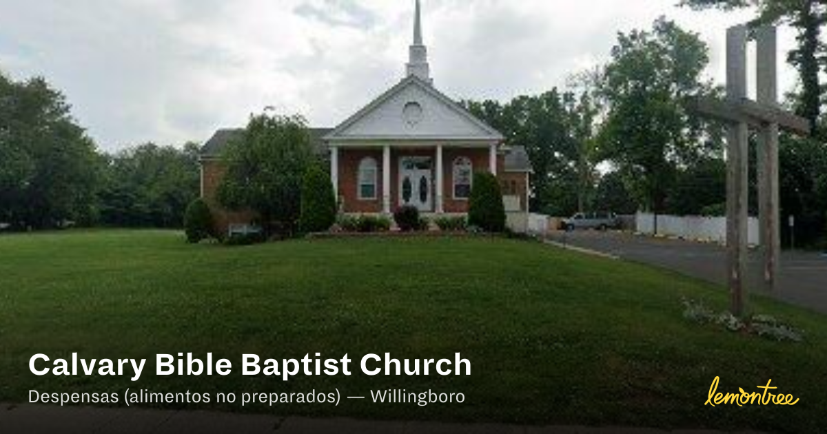 Calvary Bible Baptist Church — Lemontree
