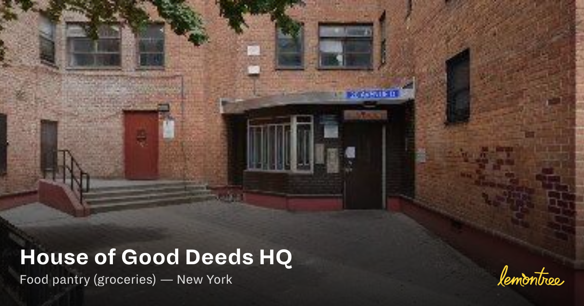 House of Good Deeds HQ — Lemontree