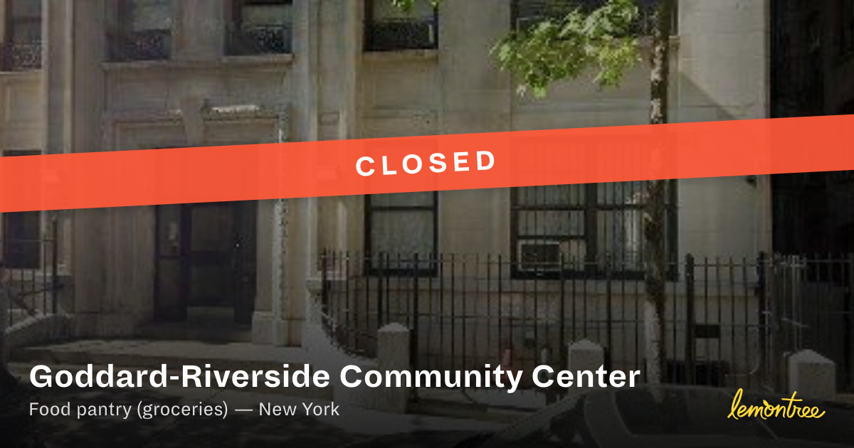 [Closed] Goddard-Riverside Community Center — Lemontree
