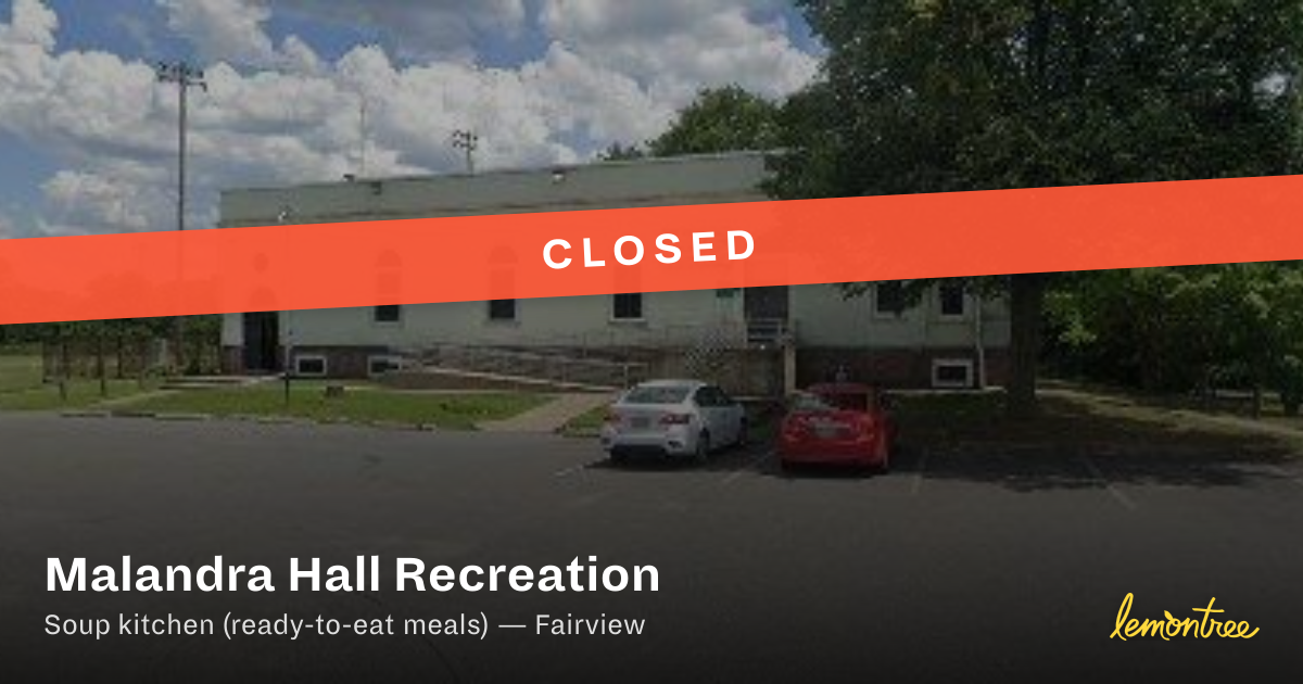 [Closed] Malandra Hall Recreation — Lemontree