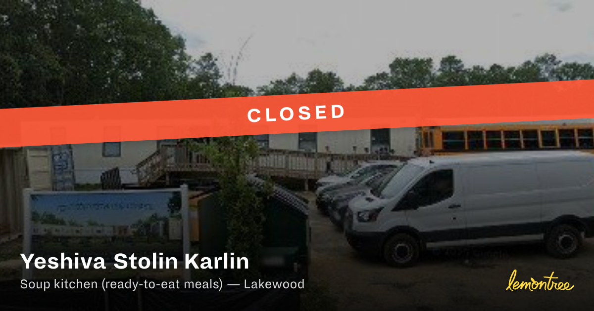 [Closed] Yeshiva Stolin Karlin — Lemontree