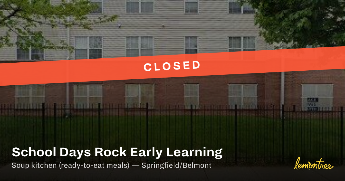 [Closed] School Days Rock Early Learning — Lemontree
