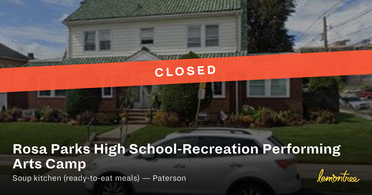 [Closed] Rosa Parks High School-Recreation Performing Arts Camp — Lemontree
