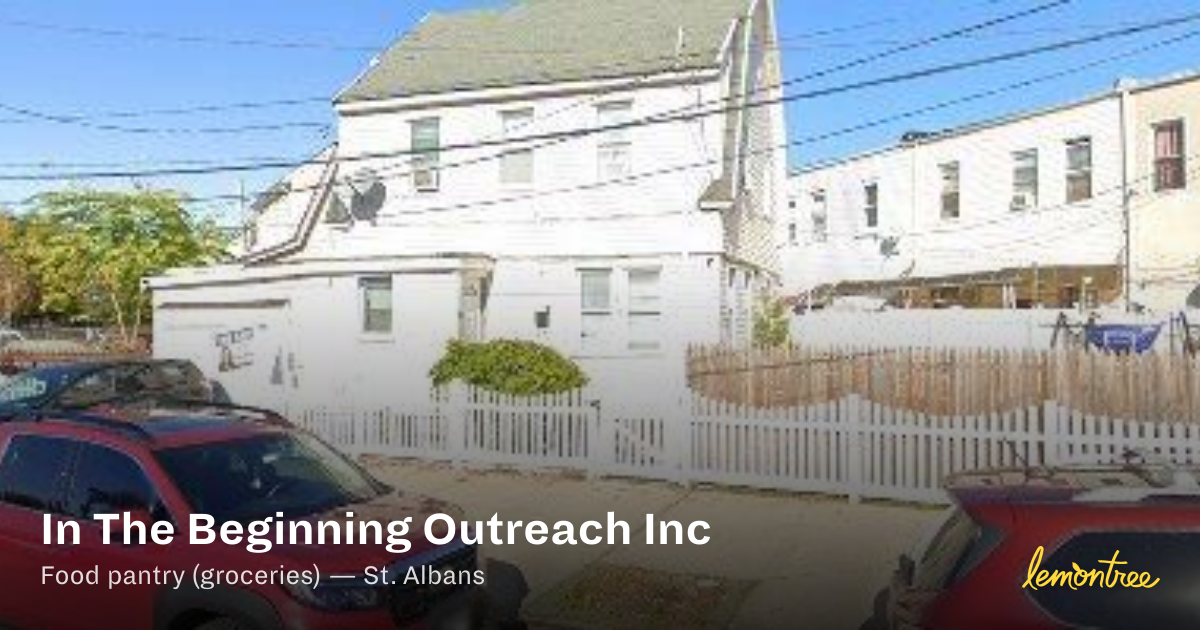 In The Beginning Outreach Inc — Lemontree