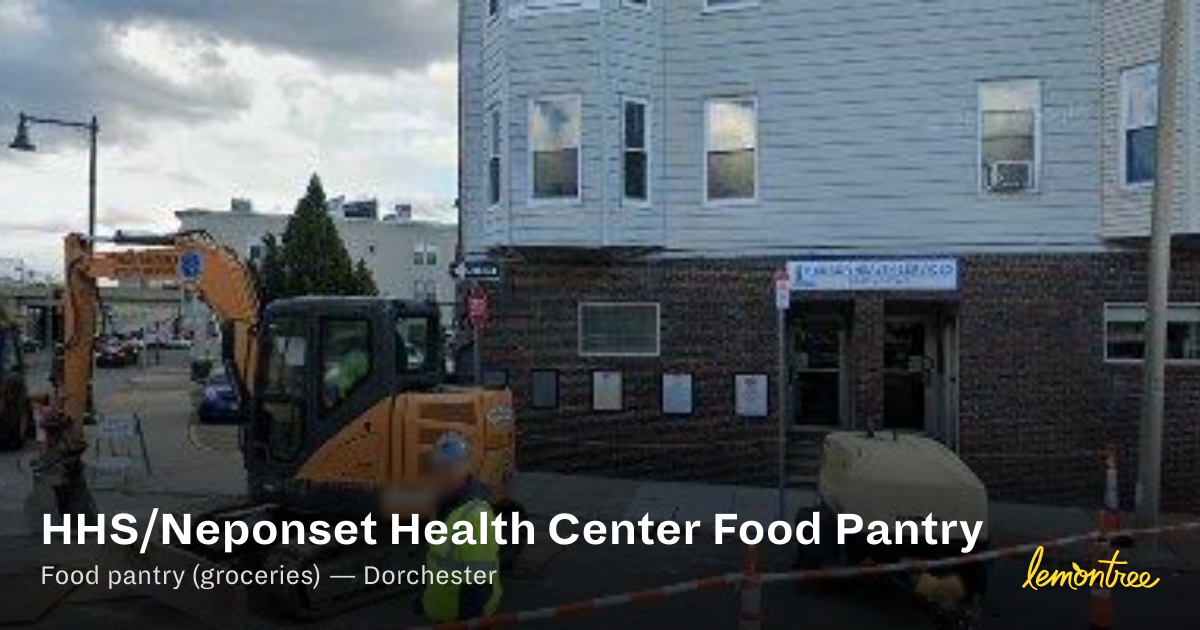 HHS/Neponset Health Center Food Pantry — Lemontree