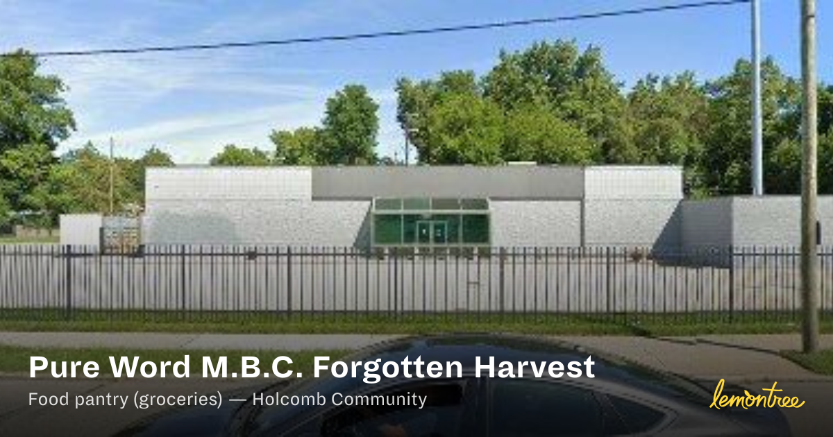 Pure Word M.B.C. Forgotten Harvest — Lemontree