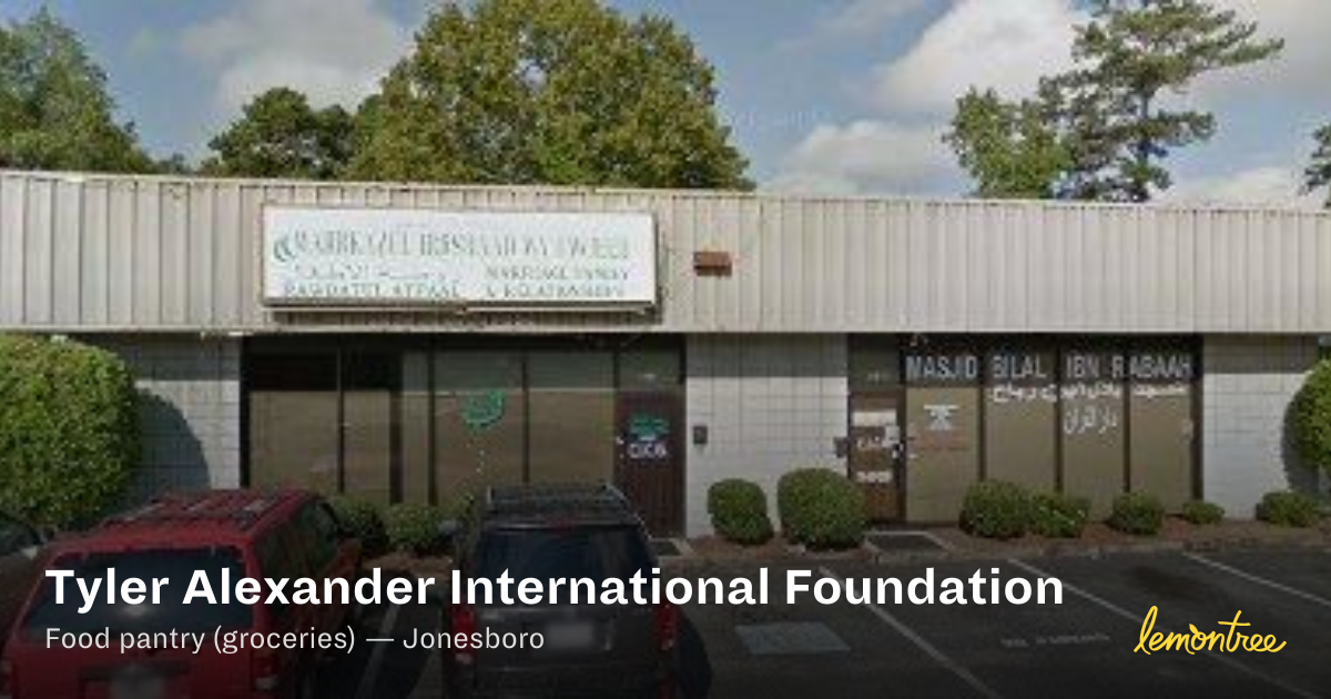 Tyler Alexander International Foundation — Lemontree