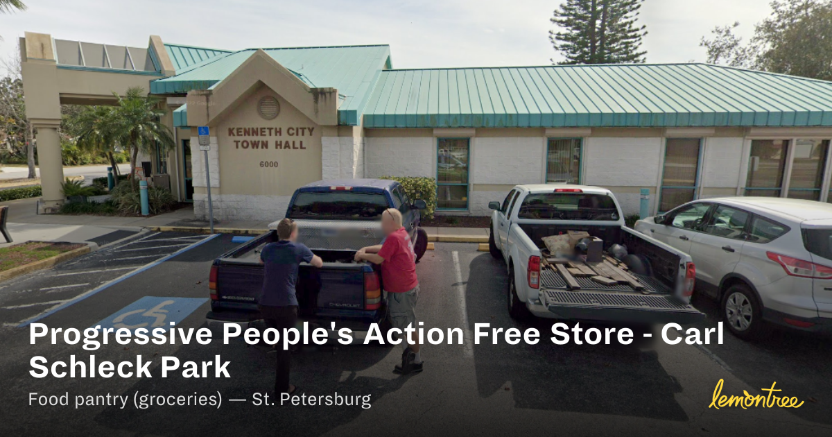 Progressive People's Action Free Store - Carl Schleck Park — Lemontree