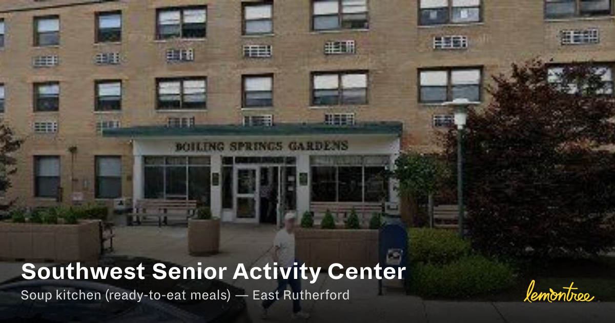 East Rutherford Southwest Regional Senior Activity Center — Lemontree