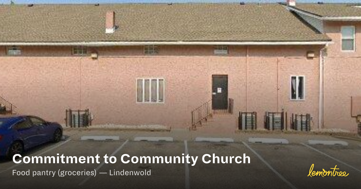 Commitment to Community Church — Lemontree
