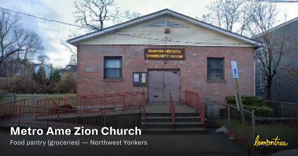 Metro Ame Zion Church — Lemontree