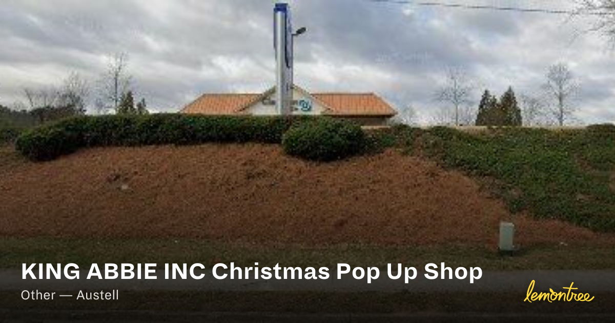 KING ABBIE INC Christmas Pop Up Shop — Lemontree