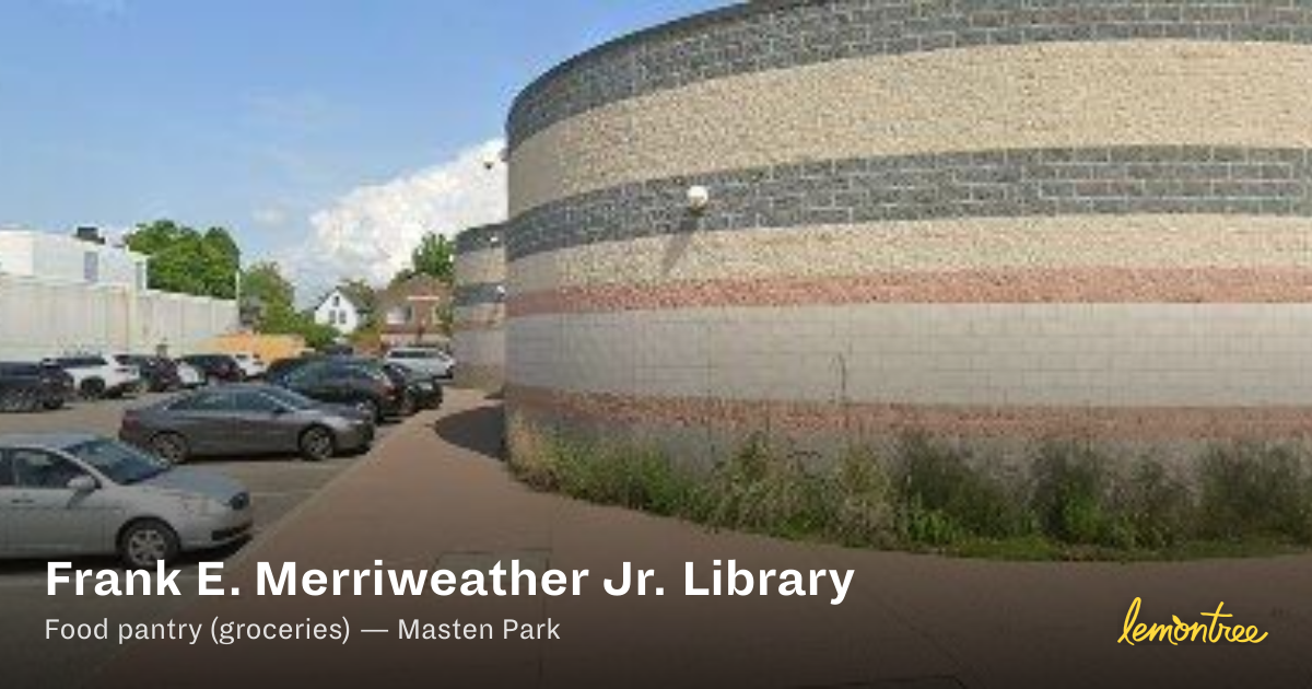 Frank E. Merriweather Jr. Library — Lemontree