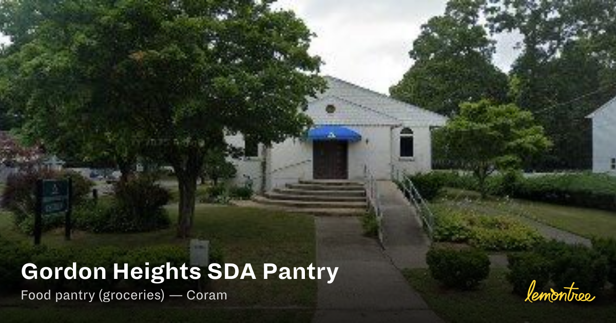 Gordon Heights SDA Pantry — Lemontree