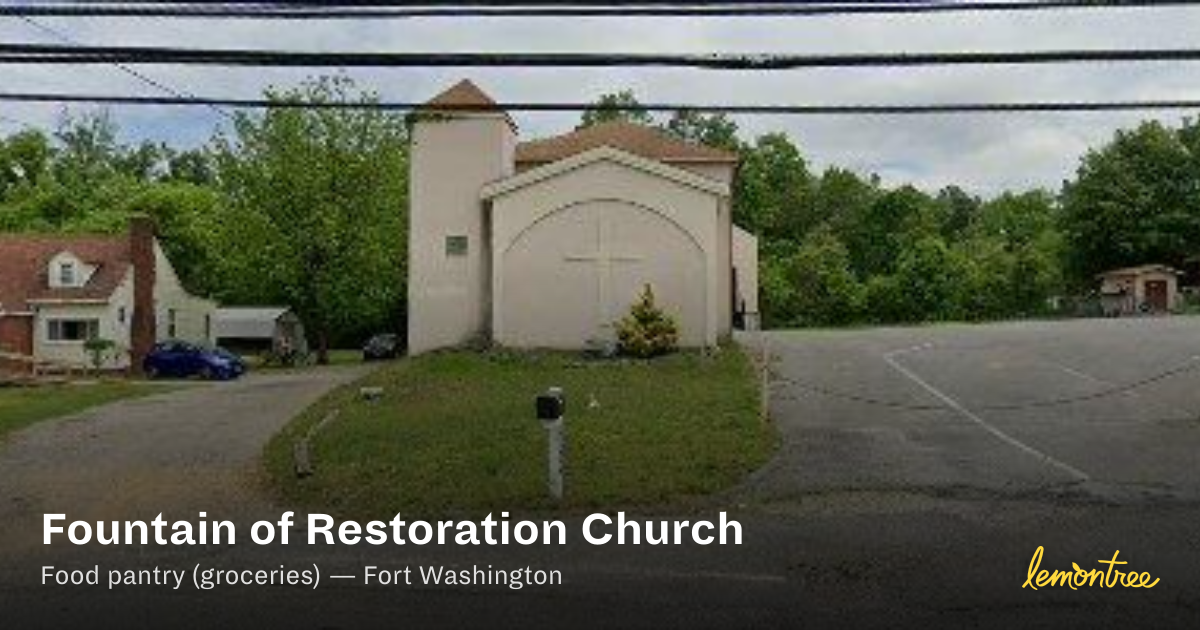 Fountain of Restoration Church — Lemontree