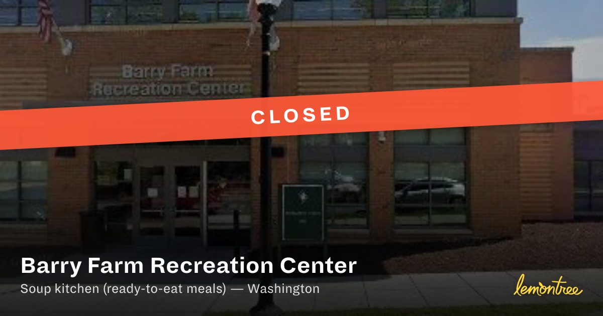 Barry Farm Recreation Center — Lemontree
